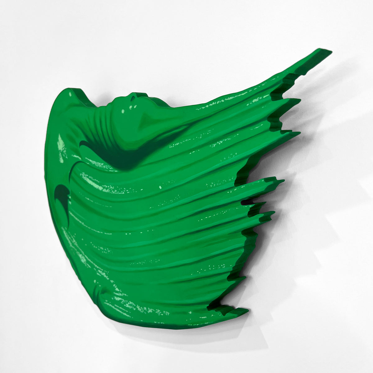 Large Green Wet Paint Smear | 23x15 – Gina Julian