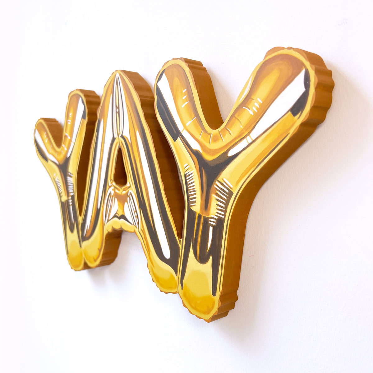 Small Gold YAY Balloons | 8.5"x16" – Gina Julian